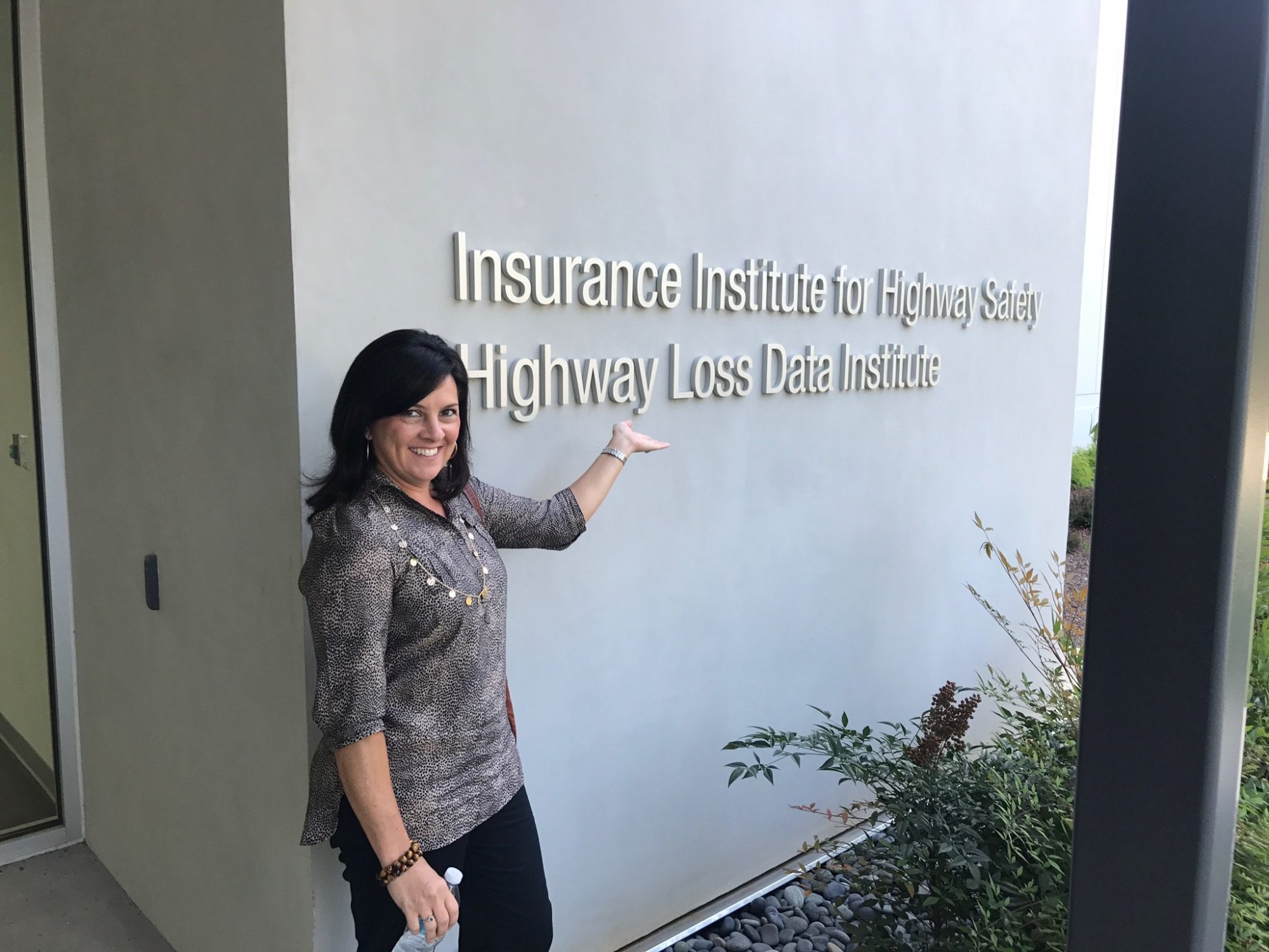 Becky Glass' Visit to the Insurance Institute for Highway Safety ...